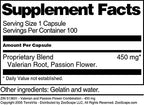 450 mg Valerian for relaxation