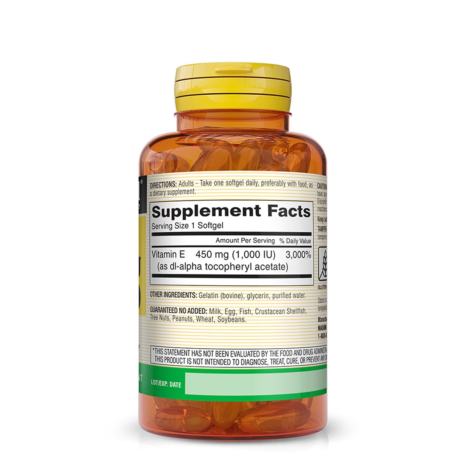 450 mg vitamin E for skin health