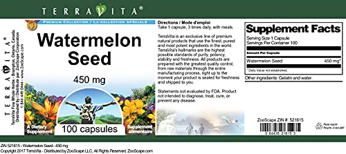 450 mg watermelon seed multivitamins