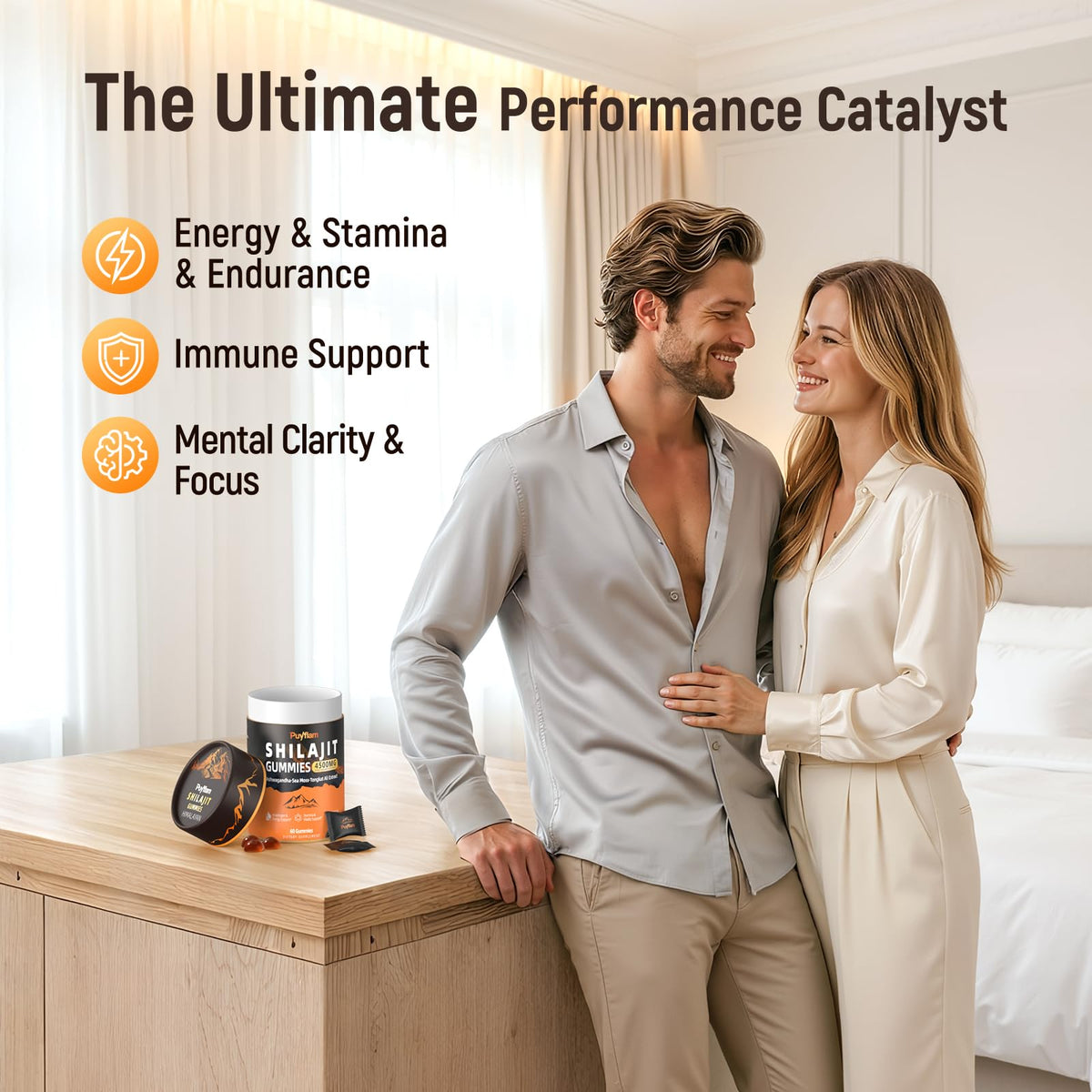 4500 mg Shilajit gummy supplement