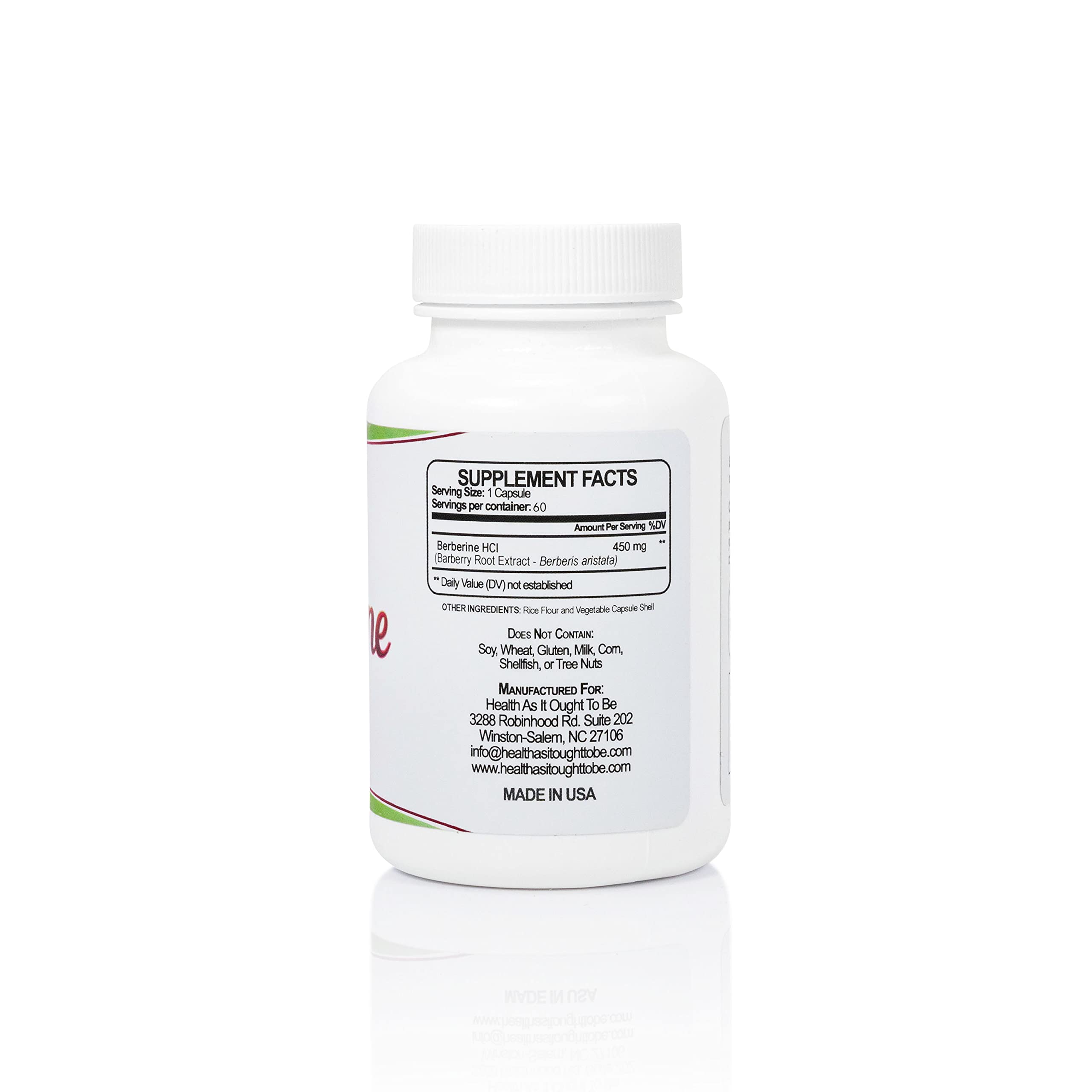 450mg berberine for wellness support