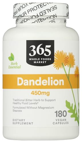 450mg dandelion health benefits