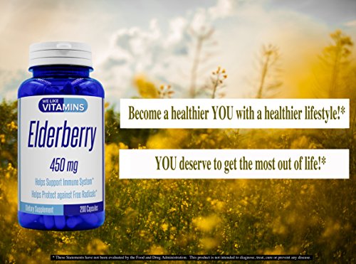 450mg elderberry for daily health