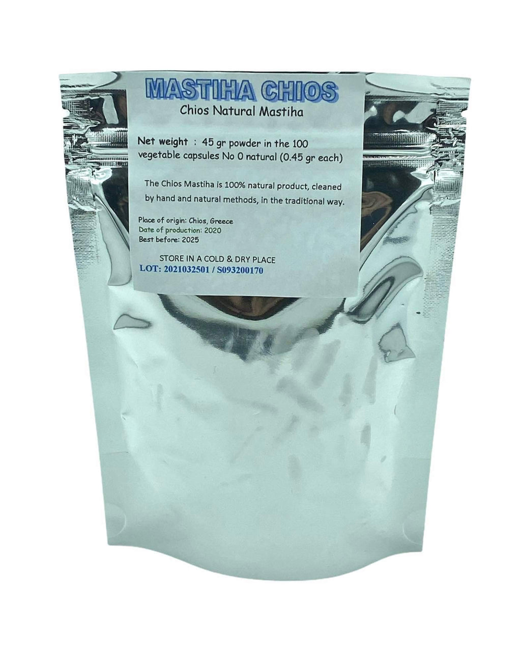 450mg mastic capsules for daily nutrition