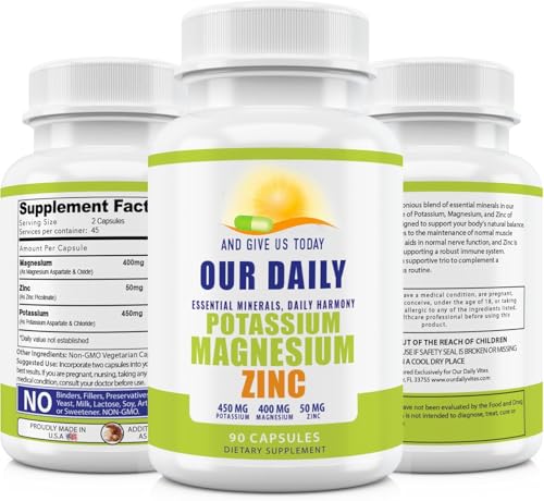 450mg potassium for daily wellness
