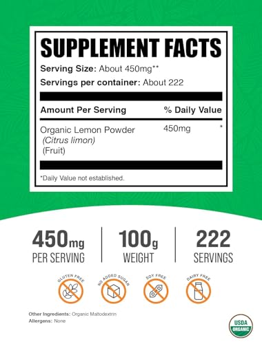 450mg vitamin c per serving