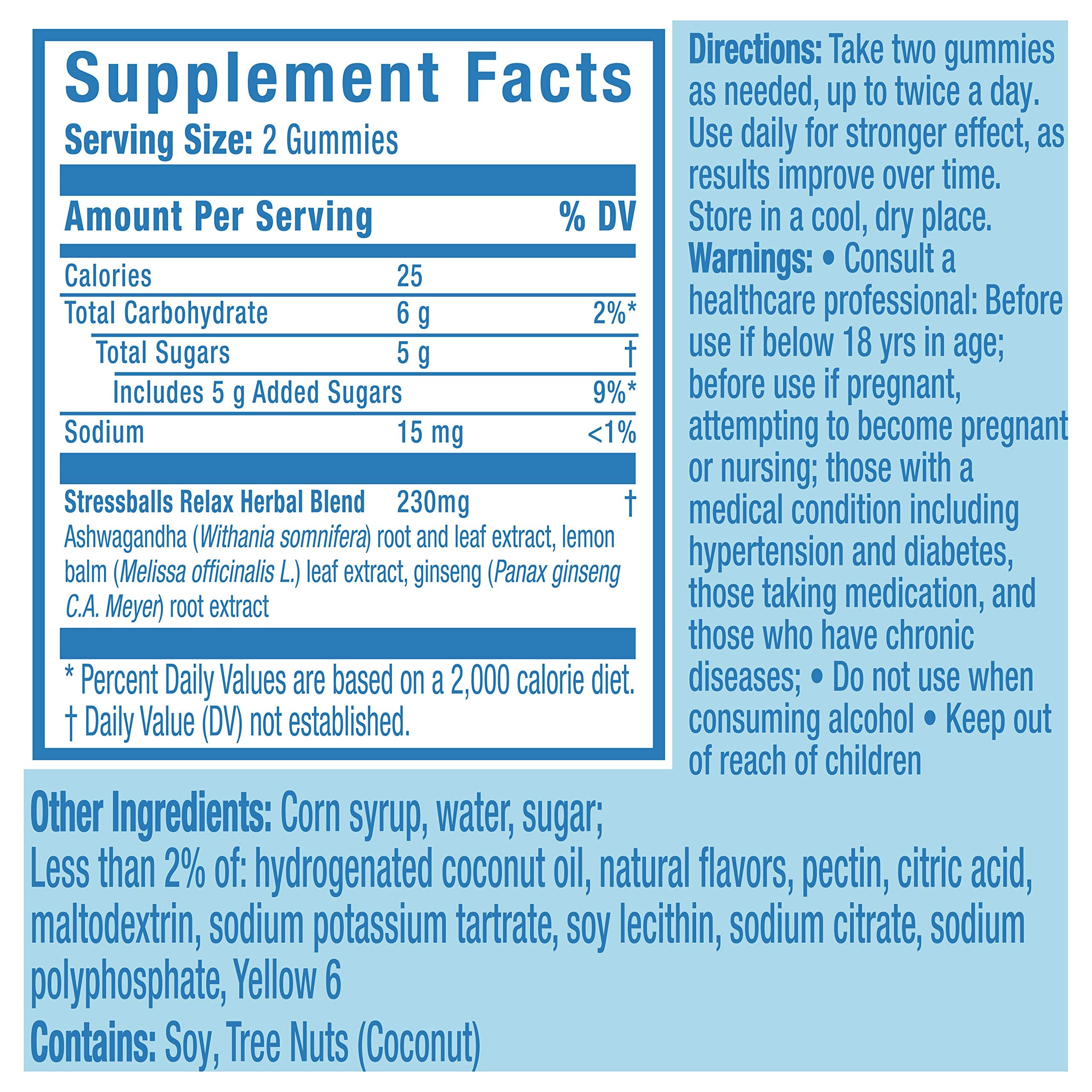 46 count stress relief gummies