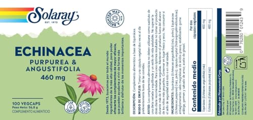 460 mg echinacea for daily immunity