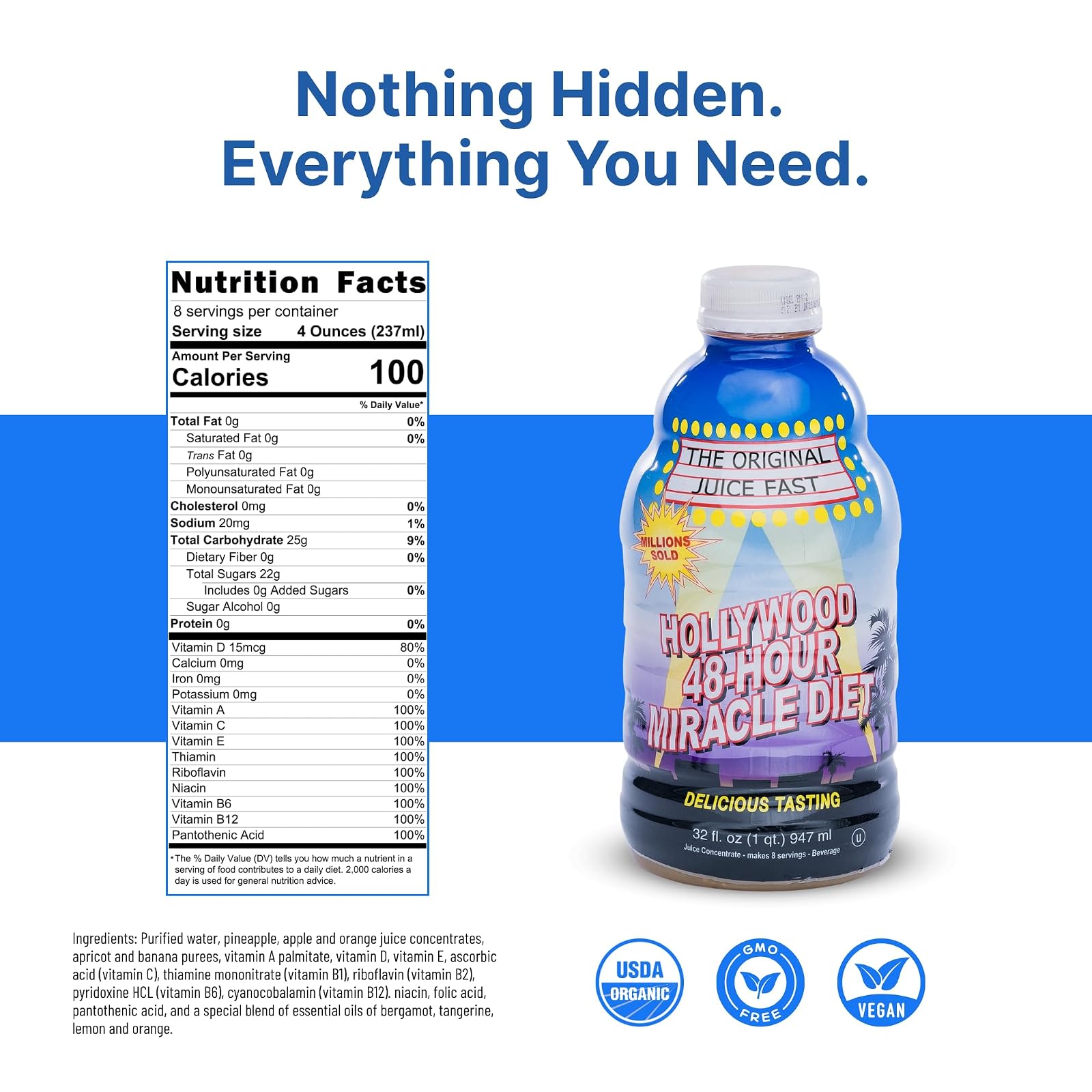 48 hour juice cleanse for energy