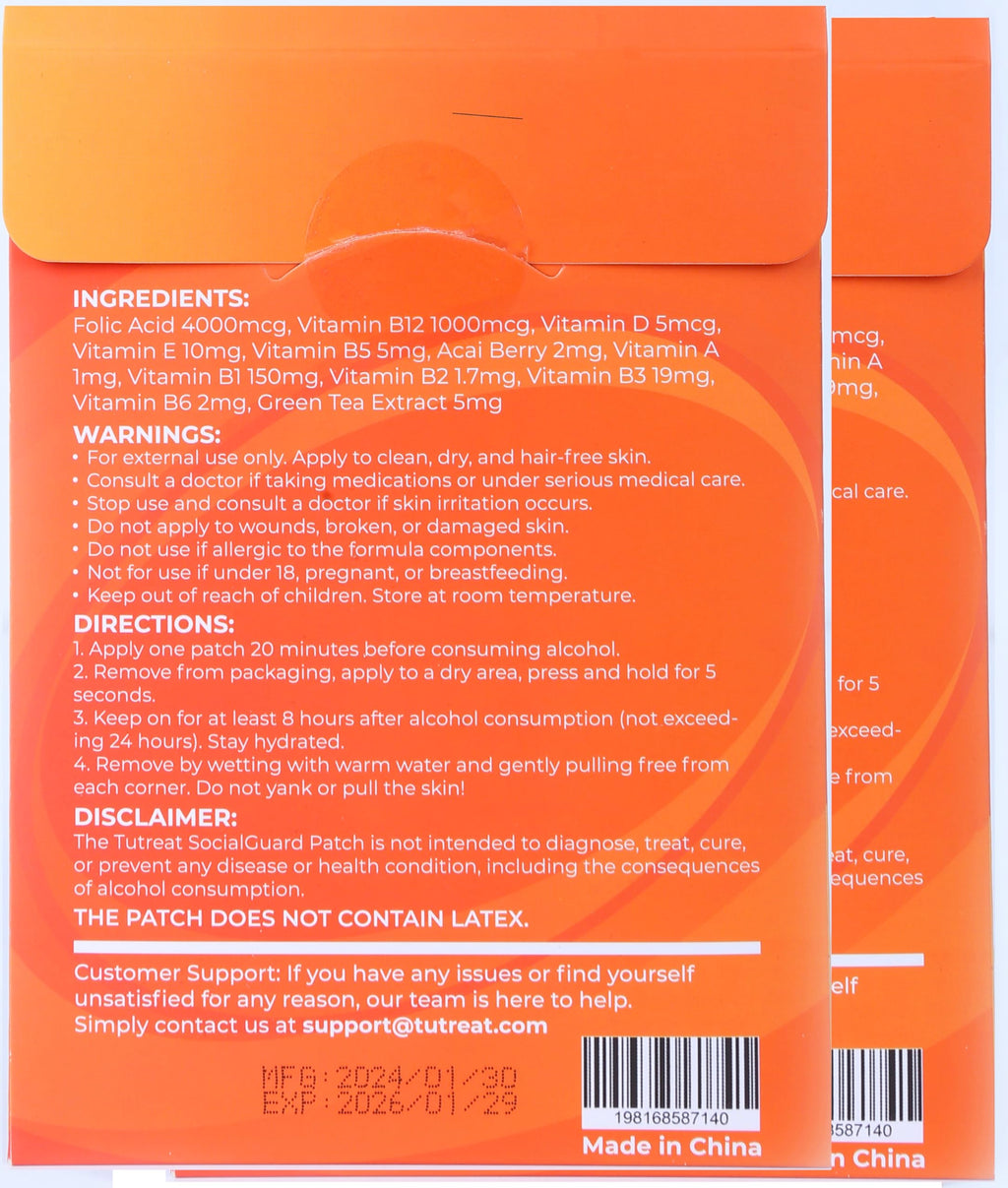 48 pack vitamin supplements for celebrations
