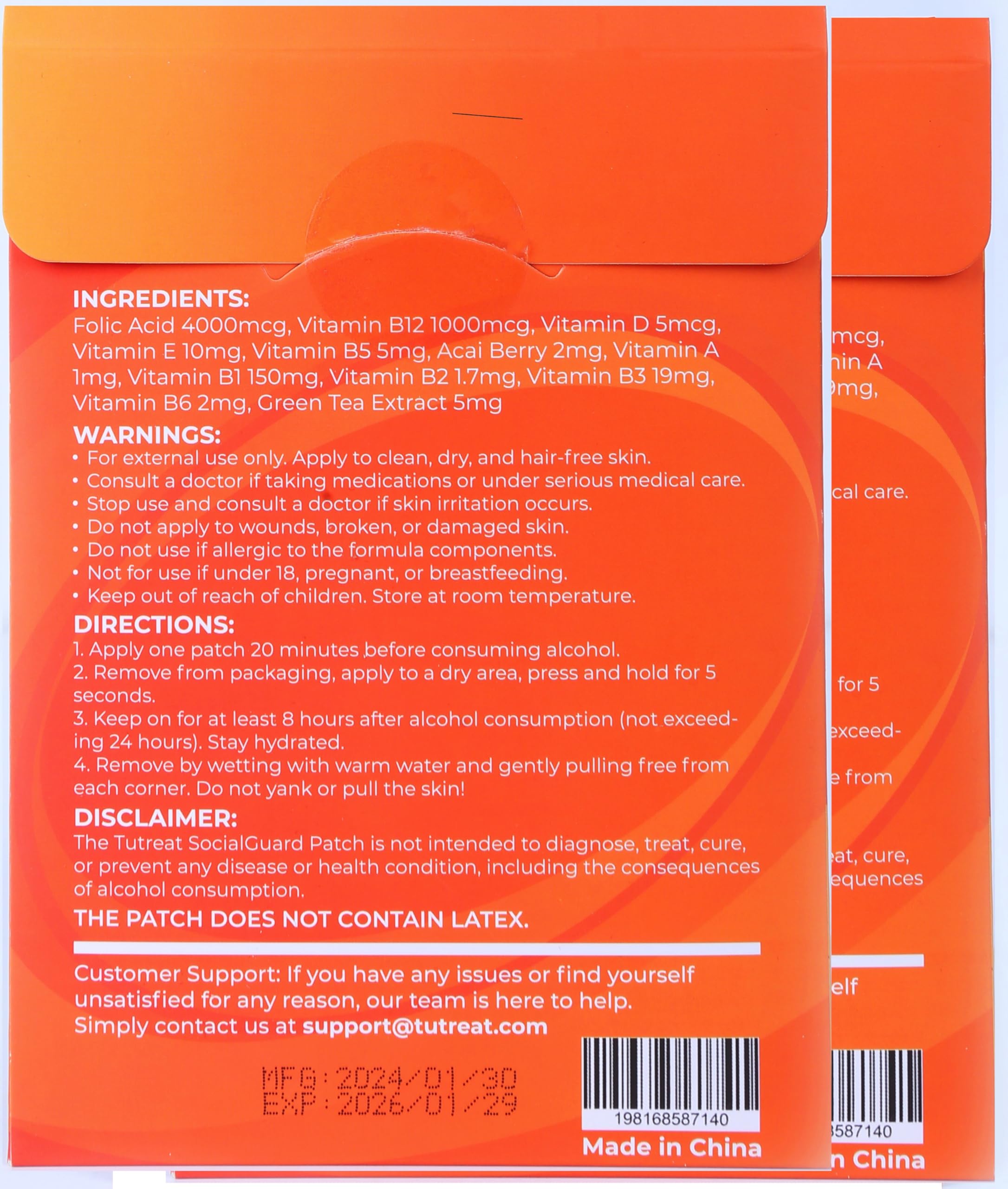 48 pack vitamin supplements for celebrations
