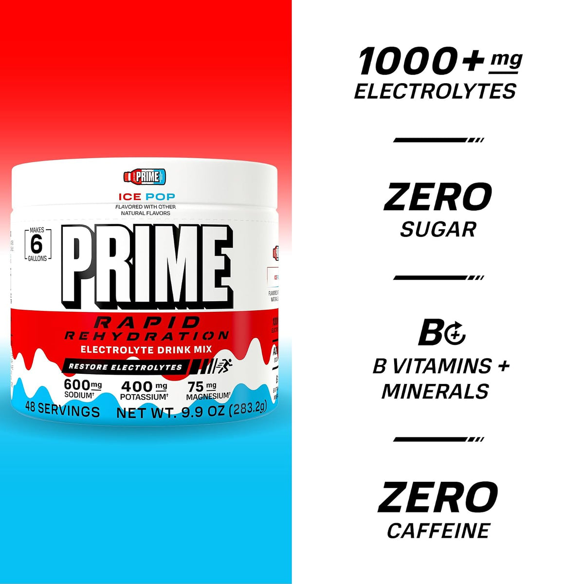 48 servings of electrolyte powder