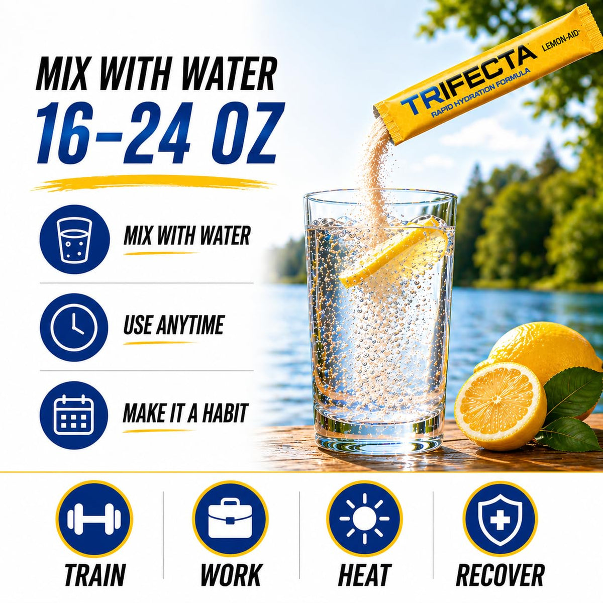 4D hydration mix for energy