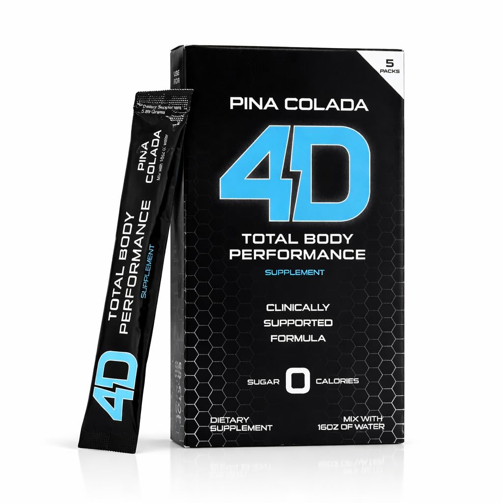 4D Pina Colada drink mix packets
