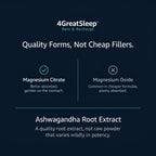 4GreatSleep melatonin for better sleep