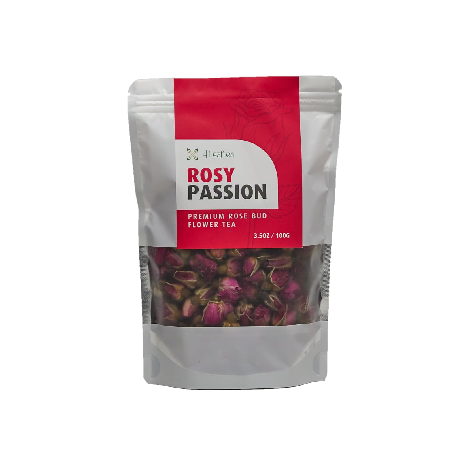 4Leaftea Rosy Passion rose bud tea