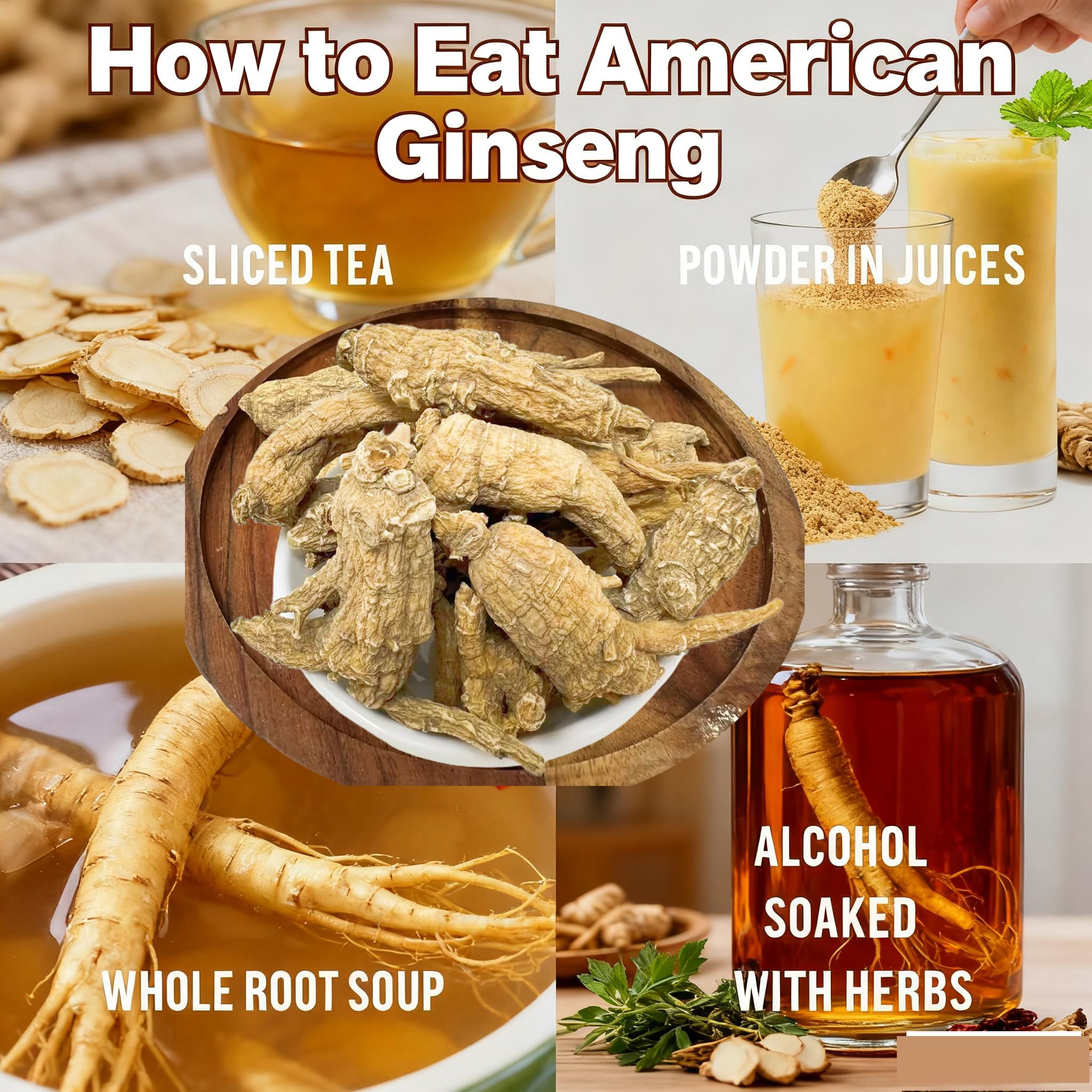 4oz ginseng root for longevity