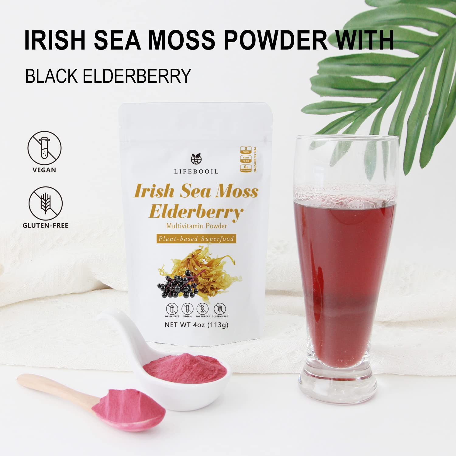 4oz Irish sea moss powder
