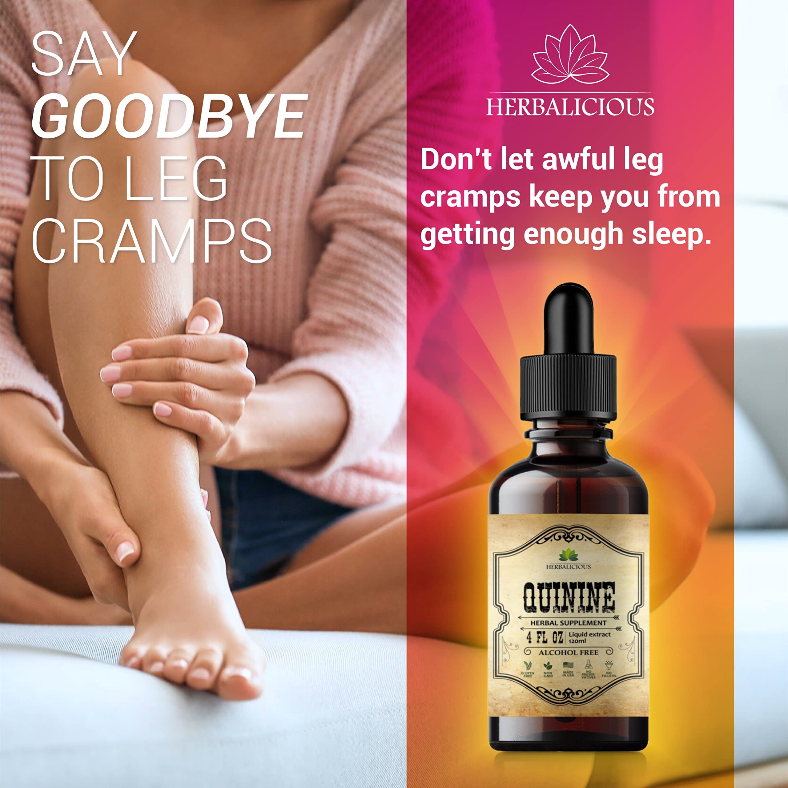 4oz quinine extract for leg health