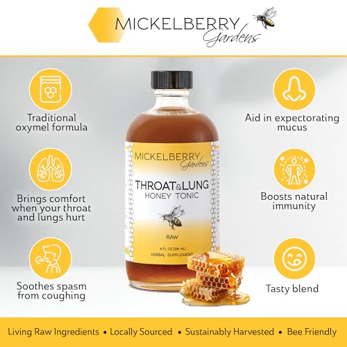 4oz throat and lung honey syrup