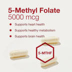 5,000 mcg folate for optimal health