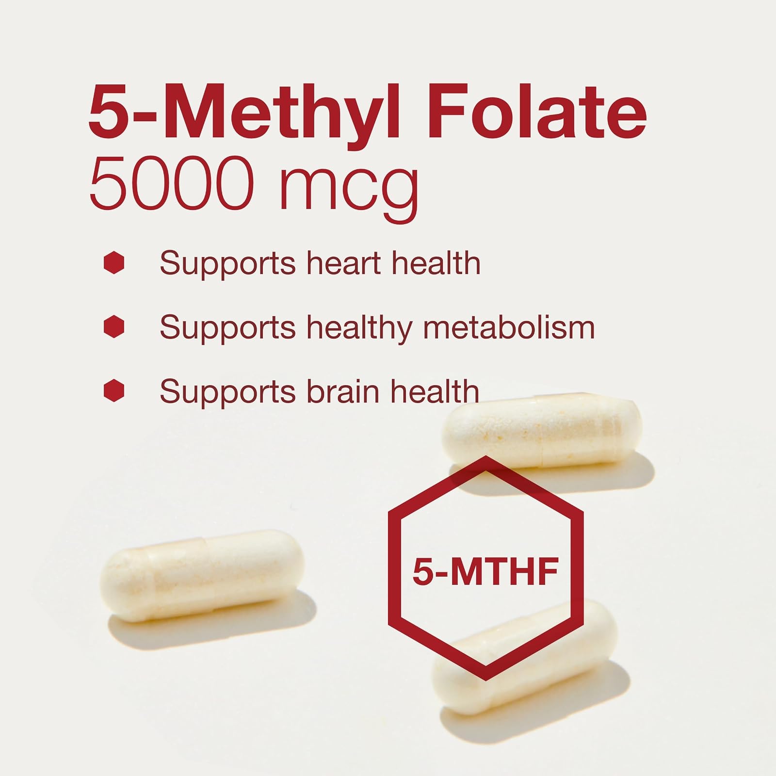 5,000 mcg folate for optimal health