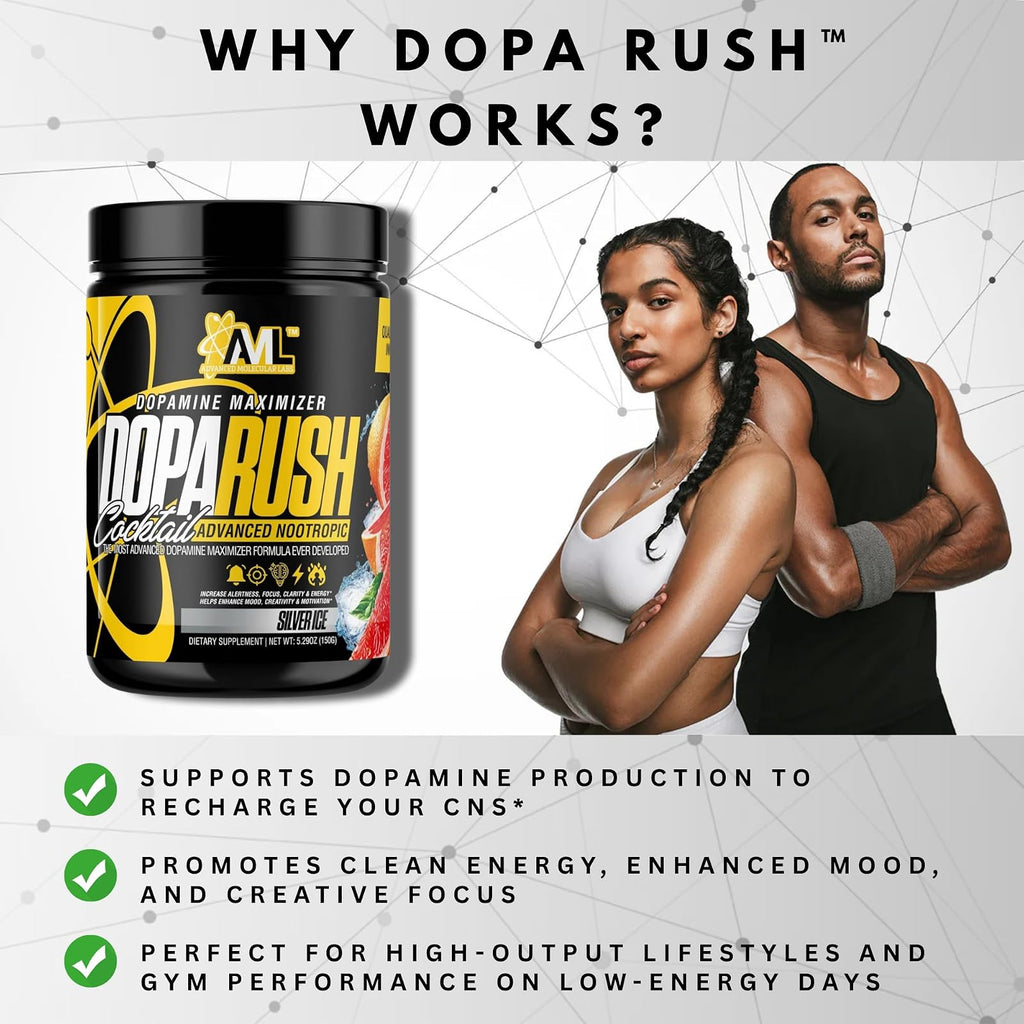 5.29 oz Dopa Rush for athletes