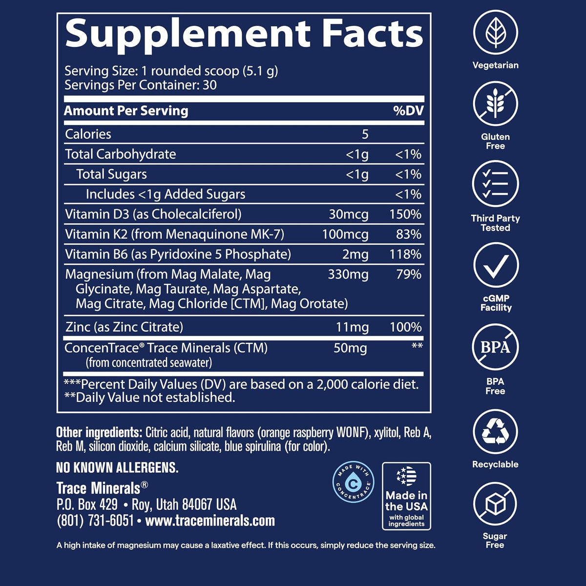 5.4 oz magnesium powder for energy