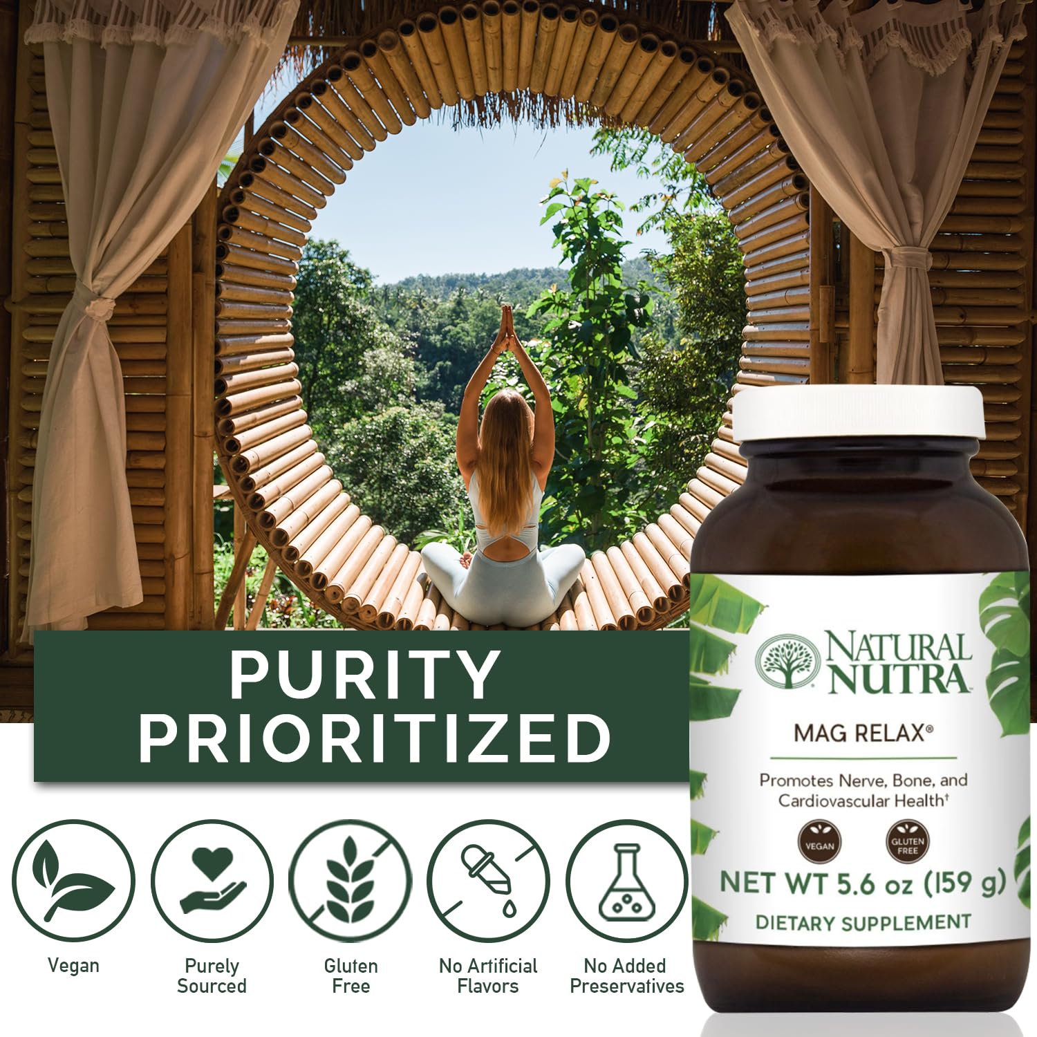 5.6 oz magnesium supplement container