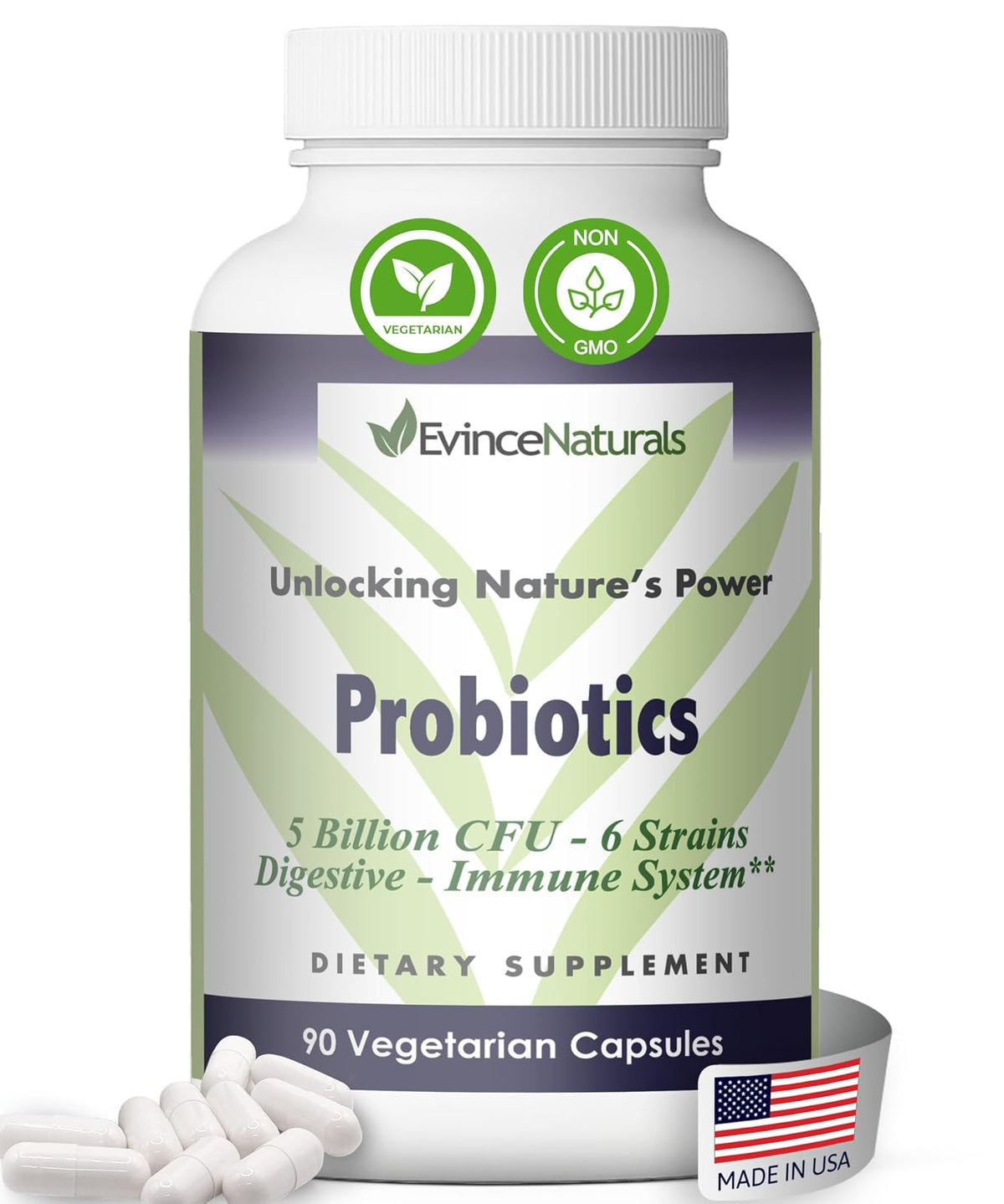 5 billion CFU probiotic capsules