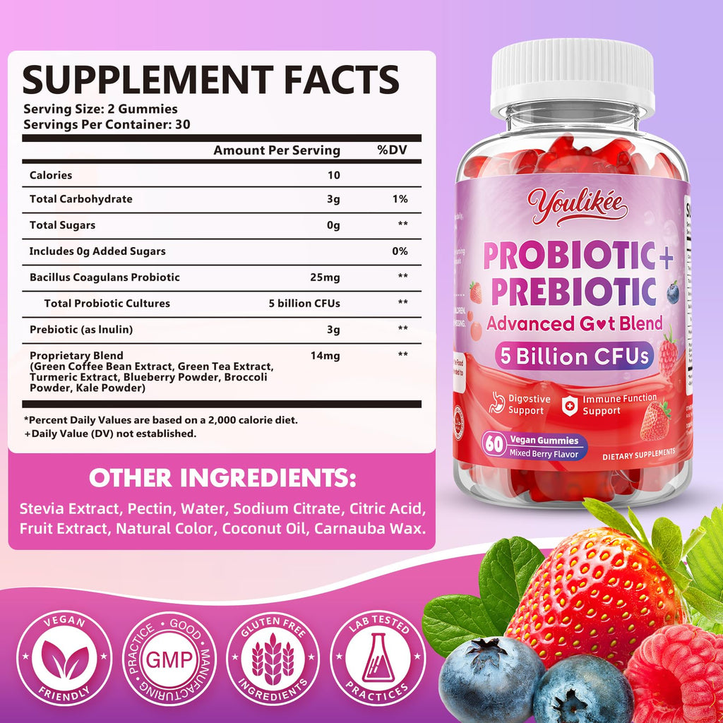 5 billion CFUs digestive support