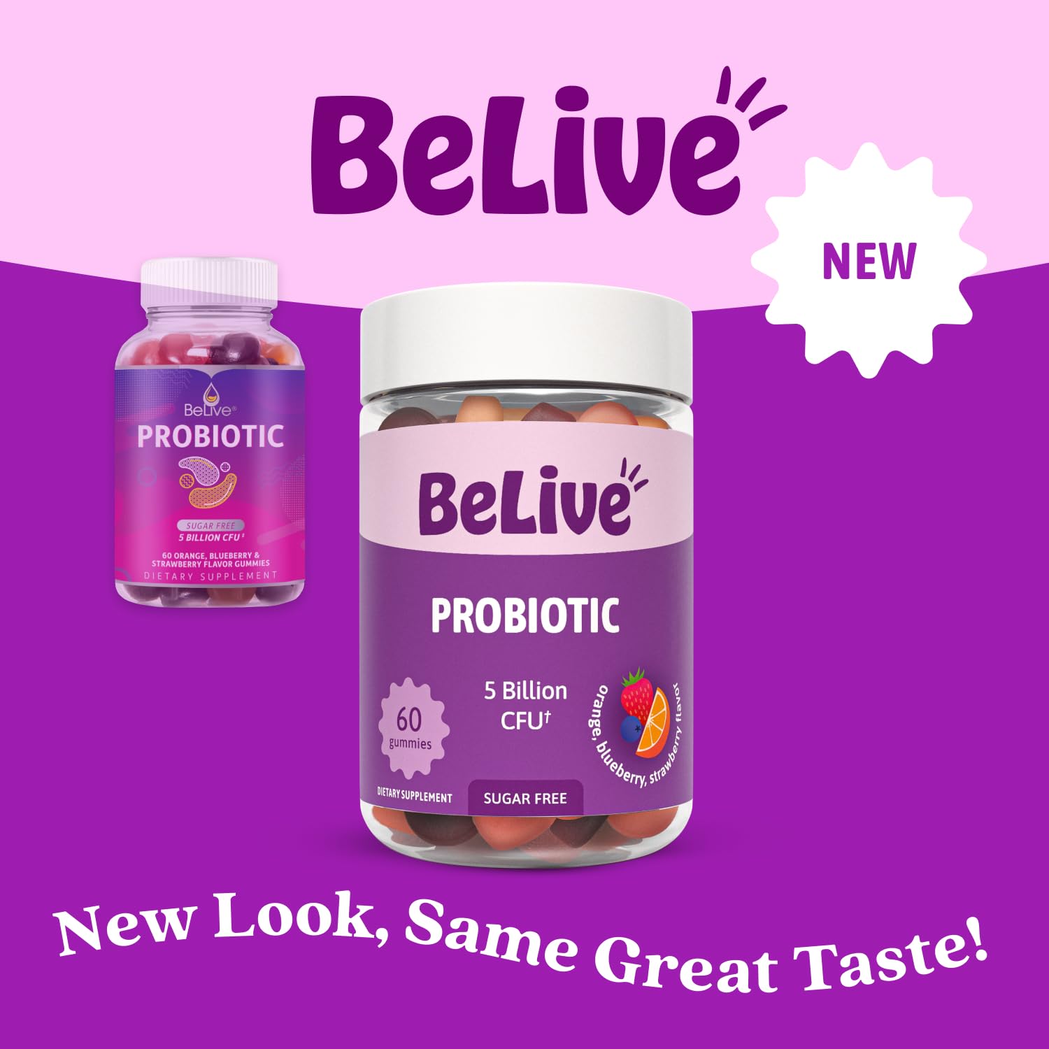 5 billion CFUs probiotic gummies for women