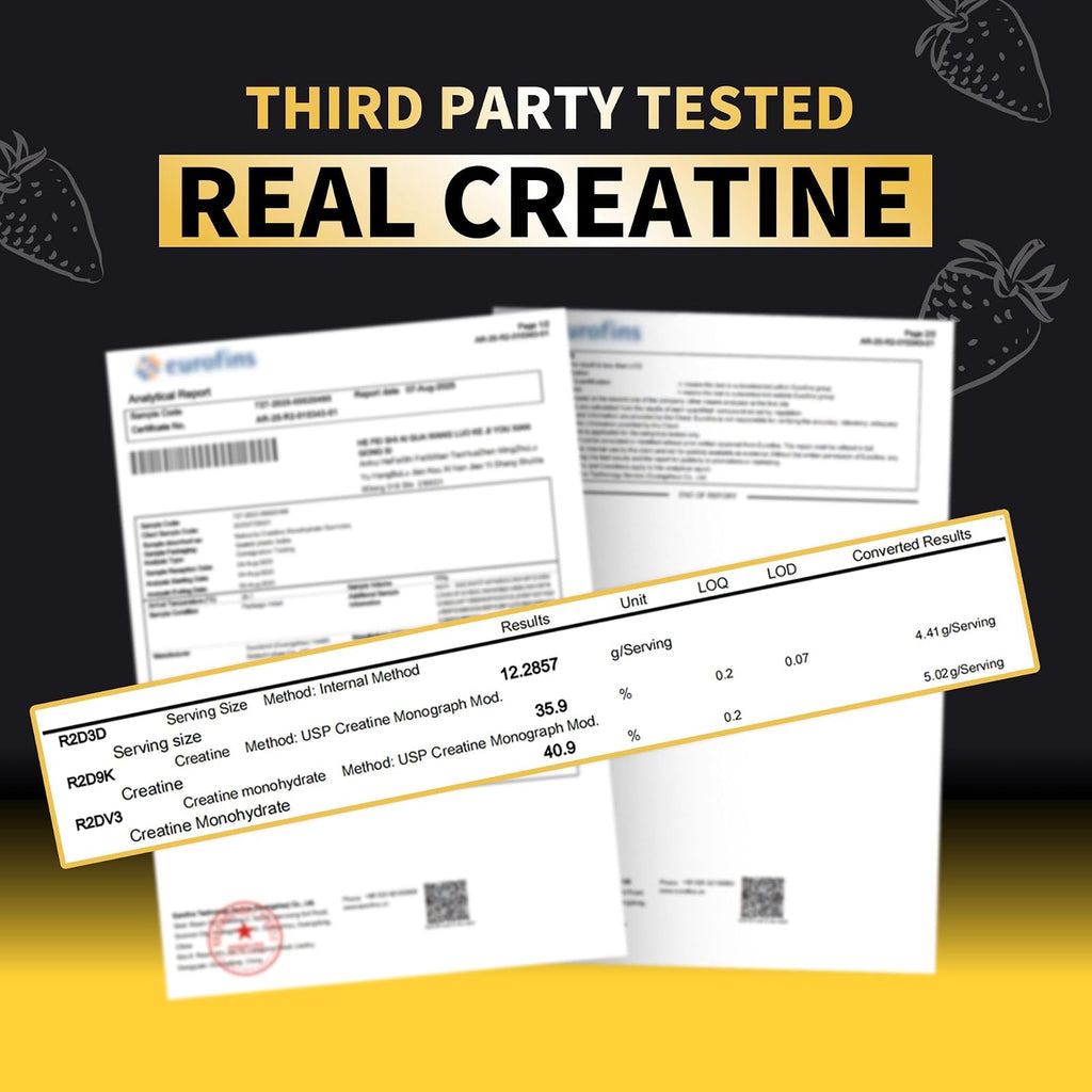 5 g creatine monohydrate gummy supplement