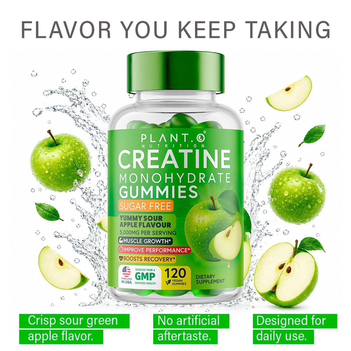 5 g creatine per gummy for performance