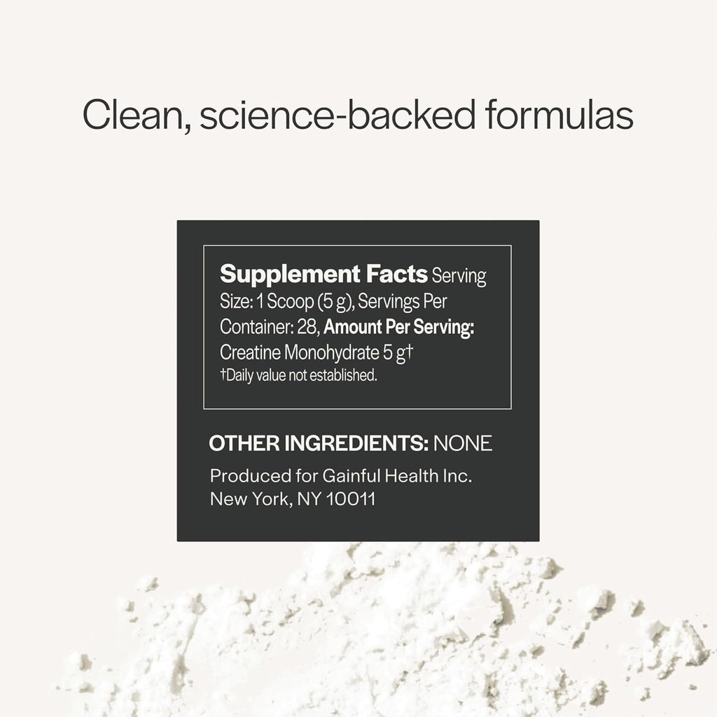 5 g creatine serving for energy boost