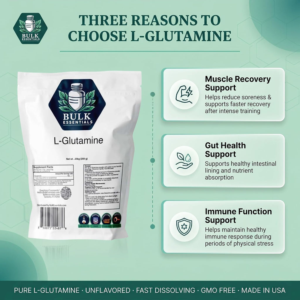 5 g L-Glutamine for workout support