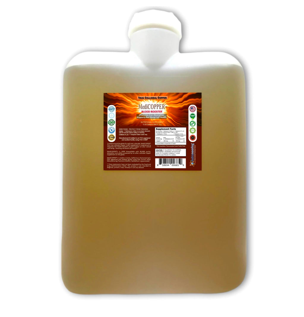 5 gallons of copper health booster