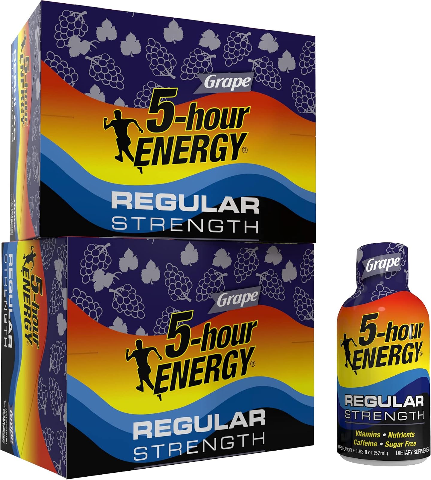 5-hour ENERGY grape shot for quick energy