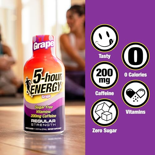 5-hour ENERGY grape shots for busy days