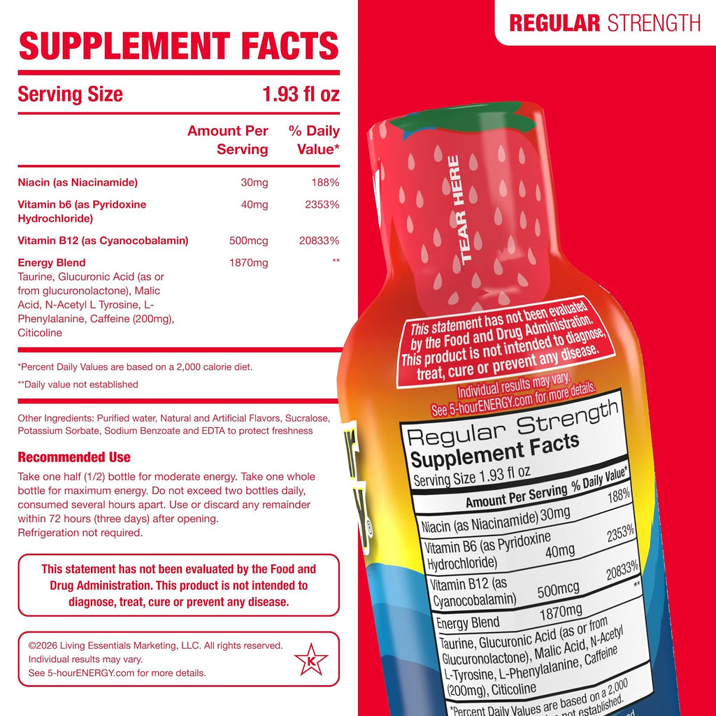 5-hour ENERGY regular strength shots