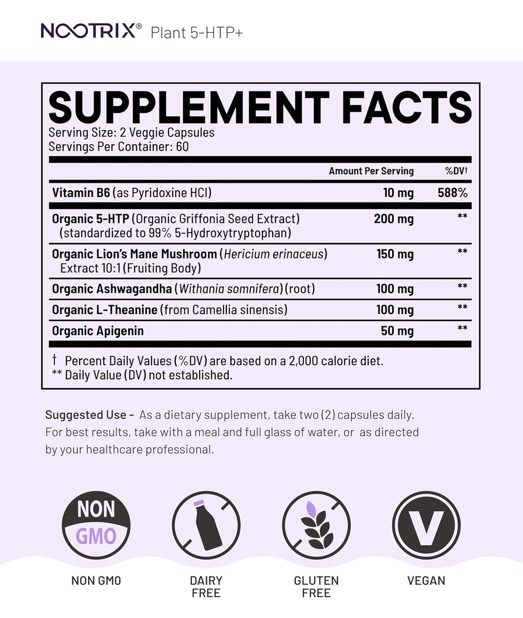 5-HTP capsules for improved mood
