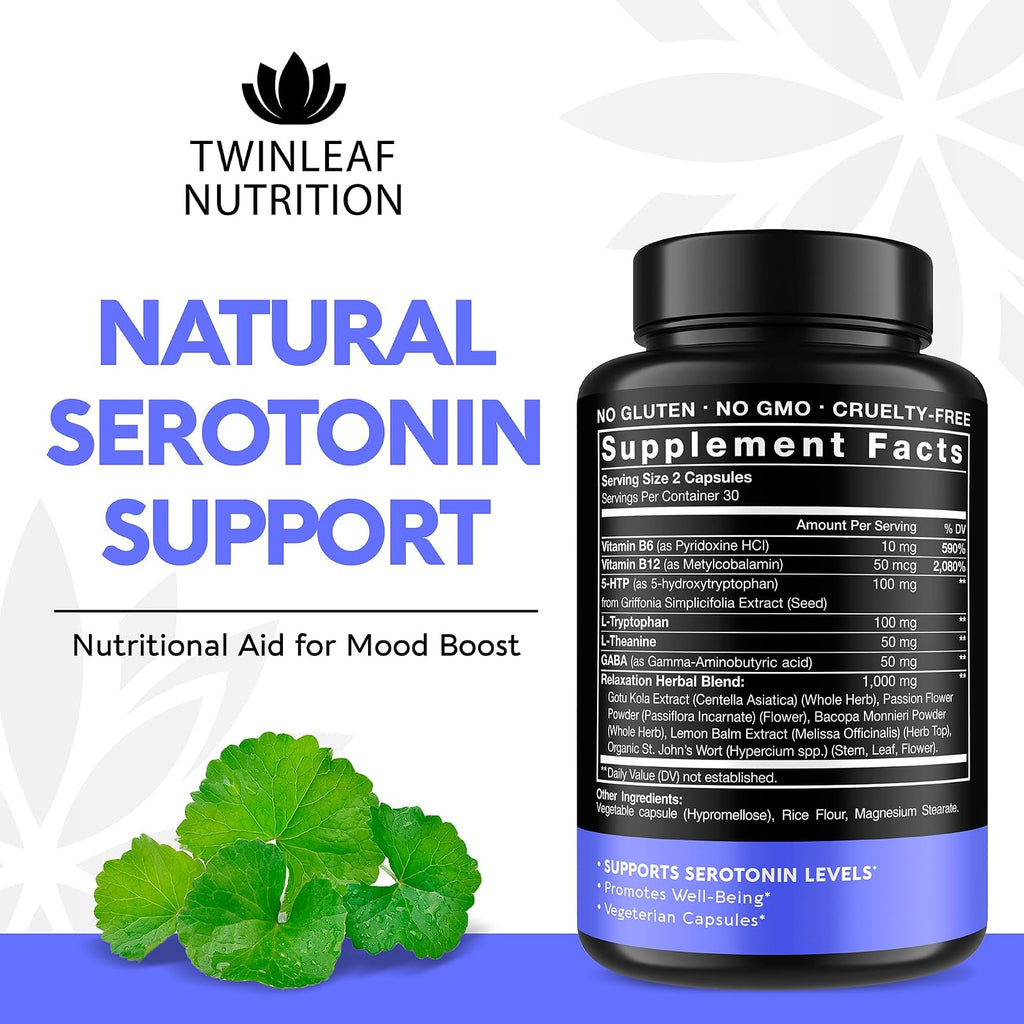 5-HTP capsules for mood enhancement