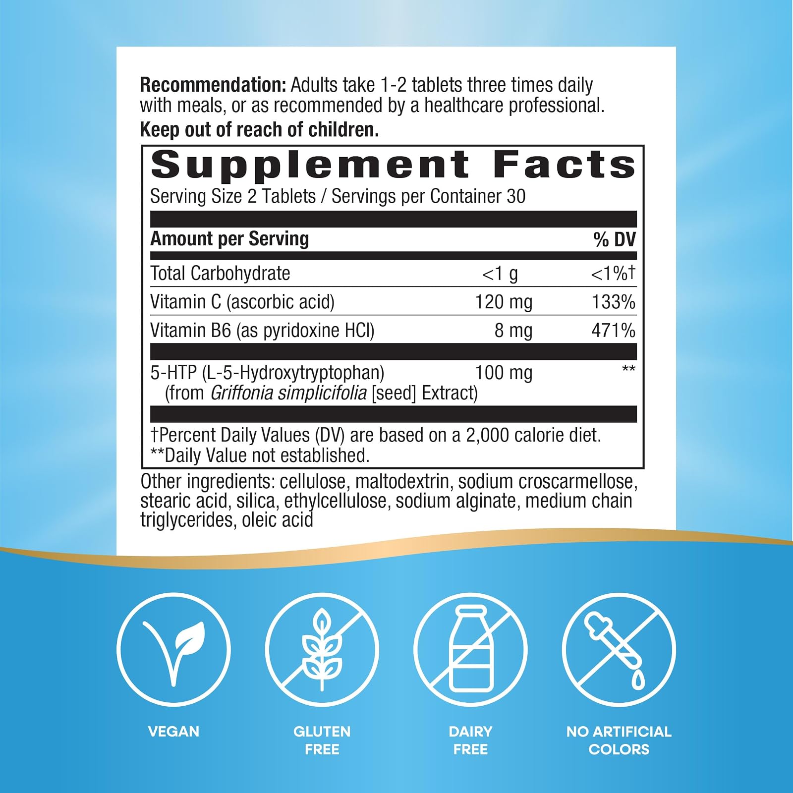 5-HTP capsules for stress relief