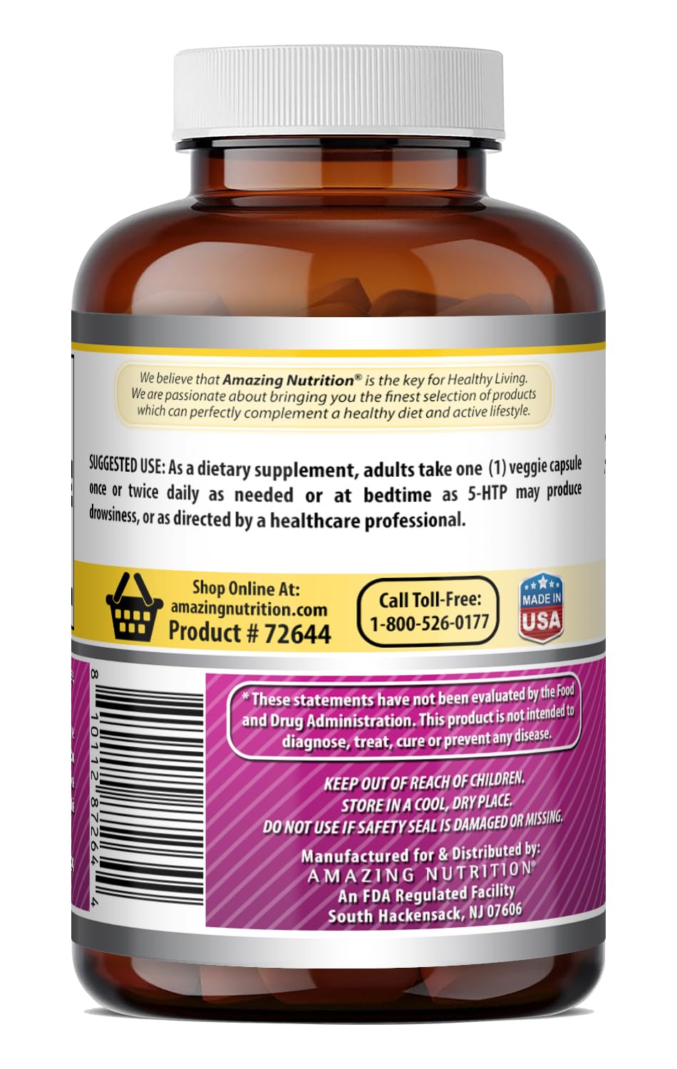 5-HTP capsules for stress relief