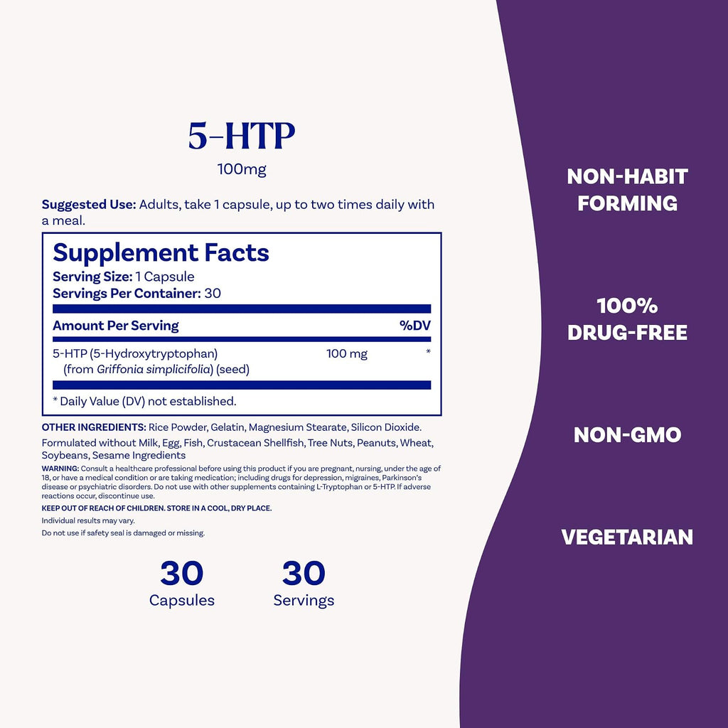 5-HTP for improved mental well-being