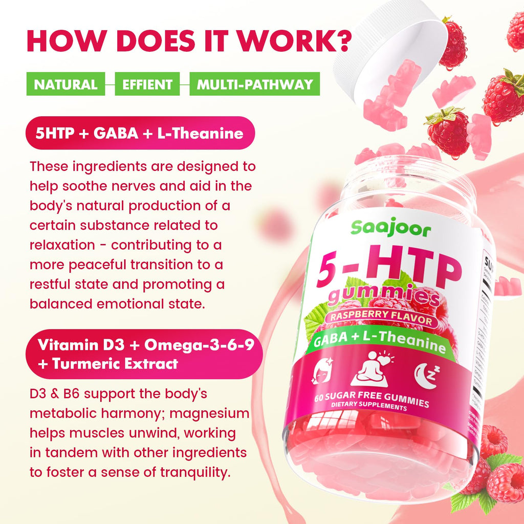 5-HTP gummies for stress relief