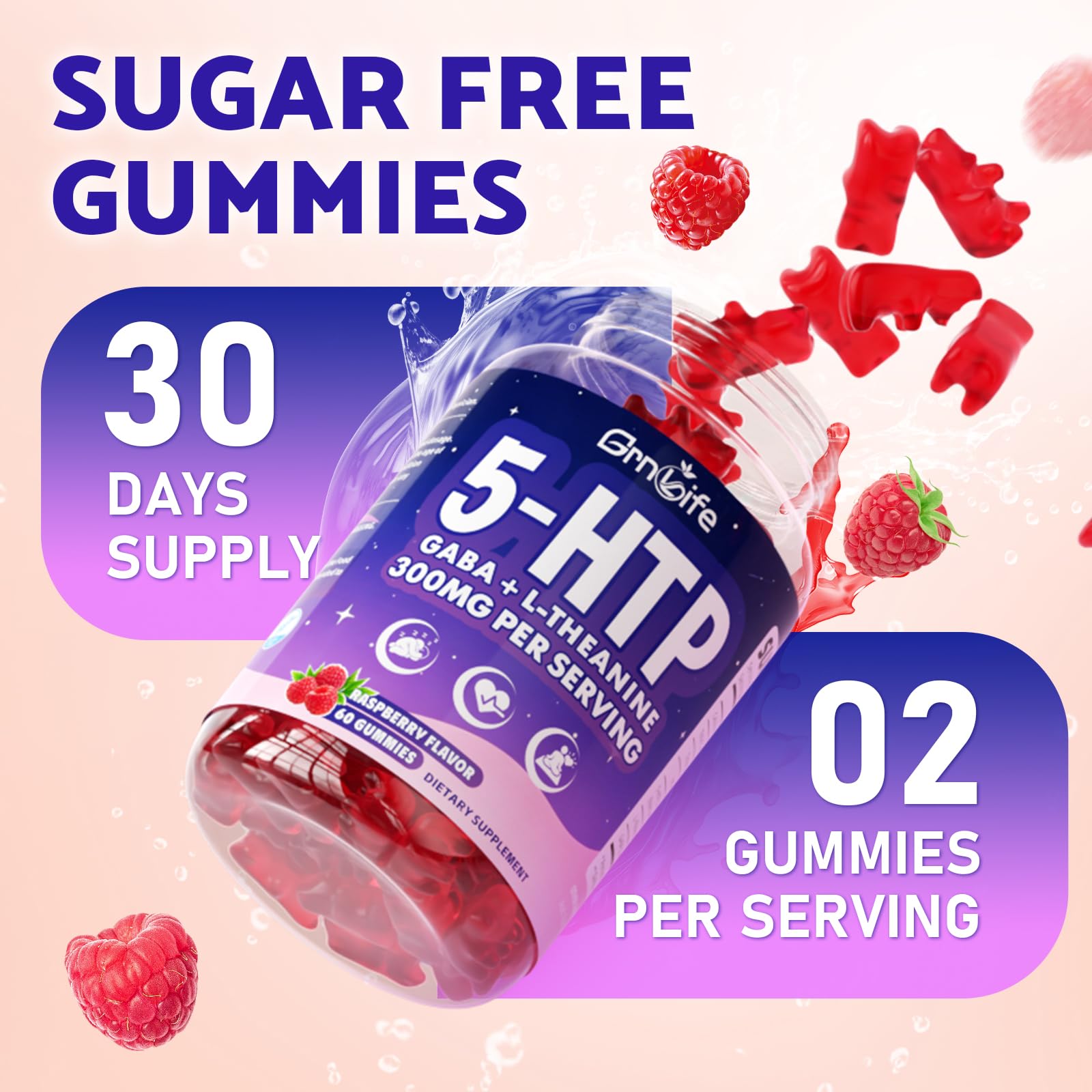 5-HTP gummies for stress relief
