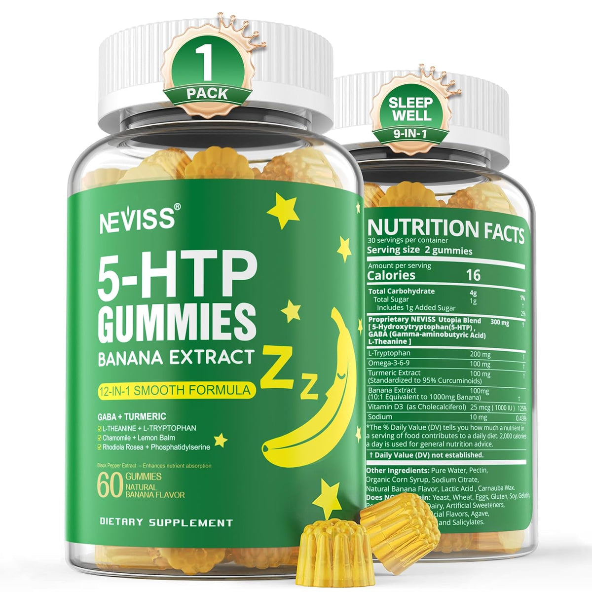 5-HTP gummy multivitamin for adults