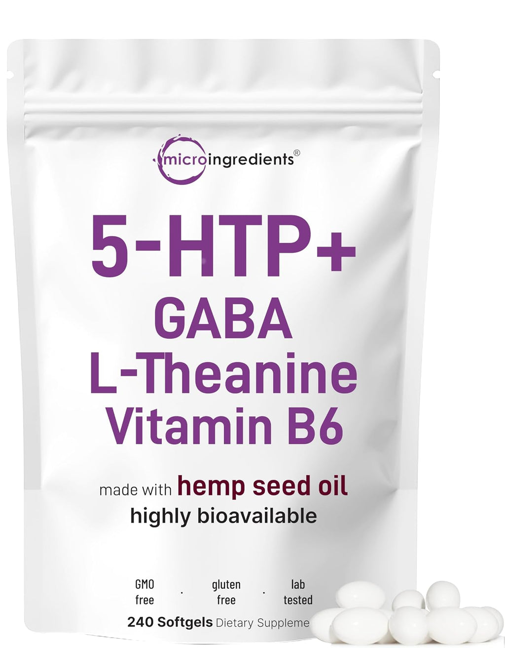 5-HTP mood support softgels