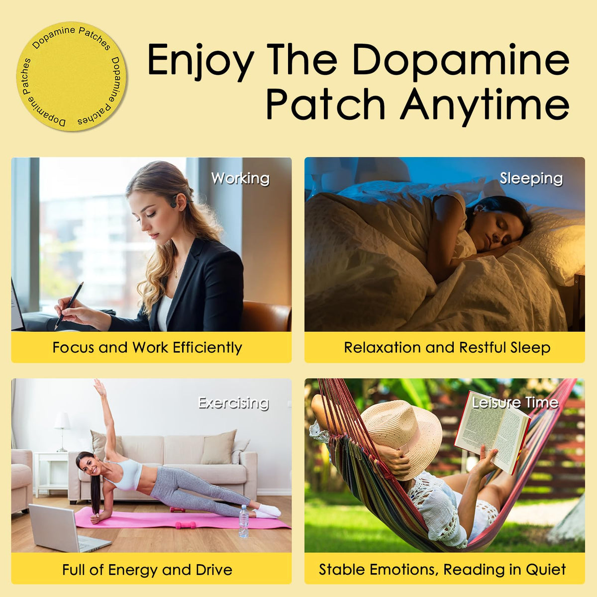 5-HTP patches for daily balance